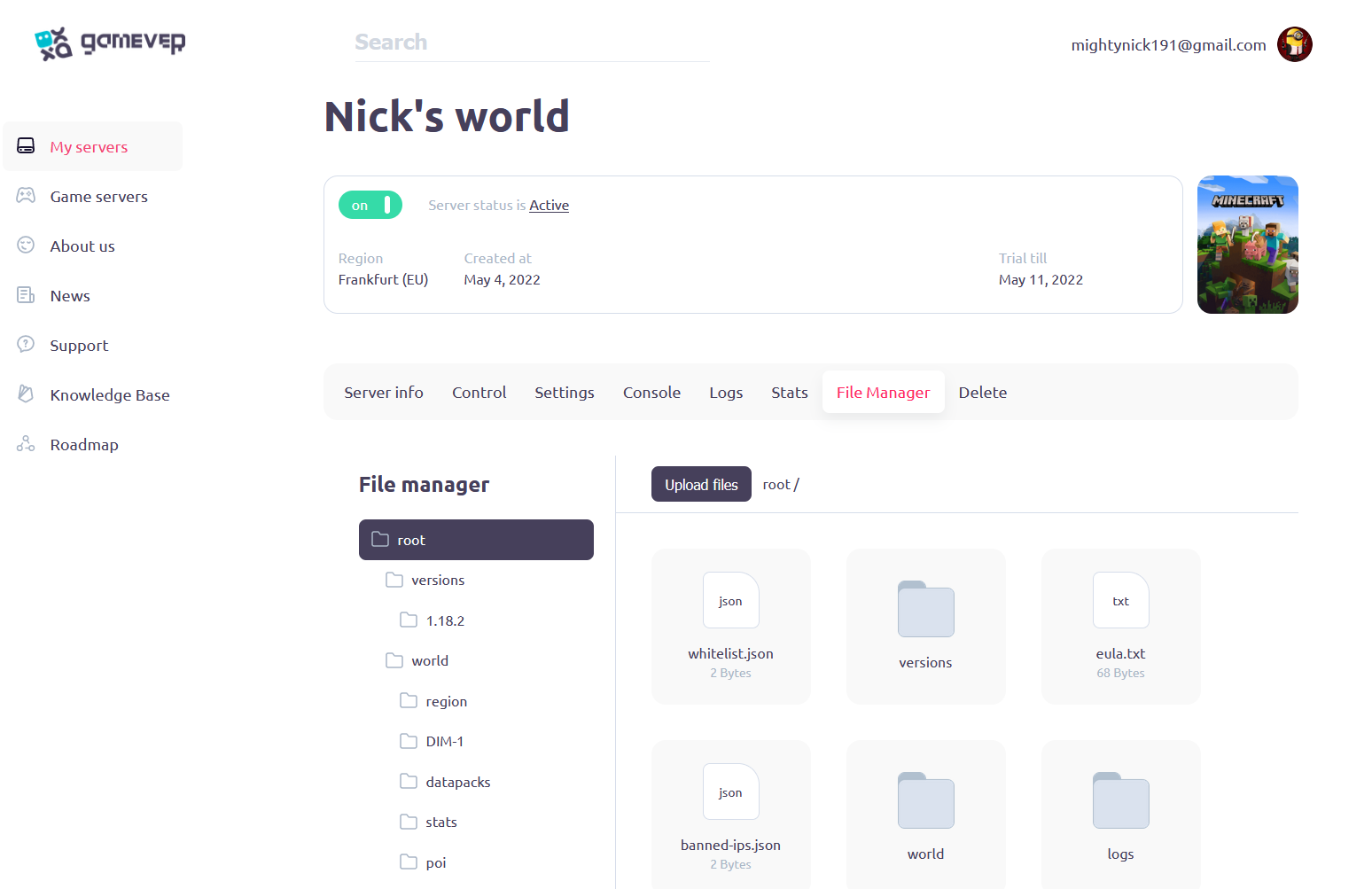 Gamever.io next-gen game hosting