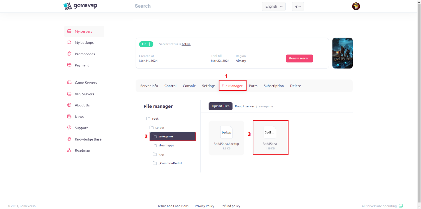 Gamever.io next-gen game hosting