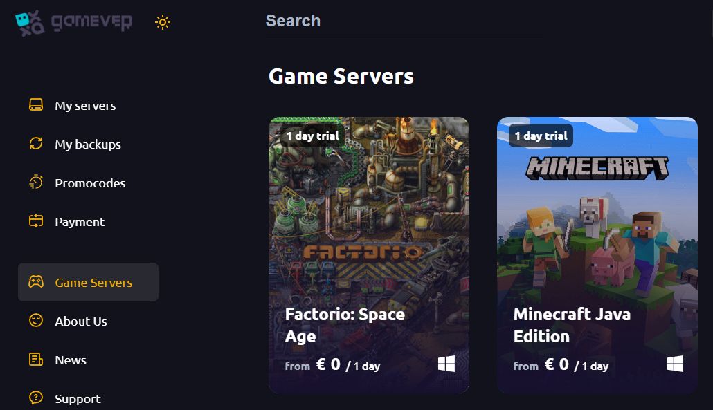 Gamever.io next-gen game hosting
